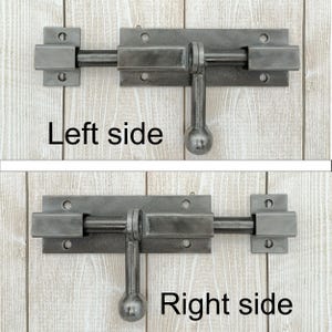 Industrial Steel Door Latch, Handmade, Rustic Style Reliable Barn Door ...
