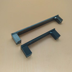 Handcrafted Industrial Drawer Pulls Made From Textured Wrought Iron ...