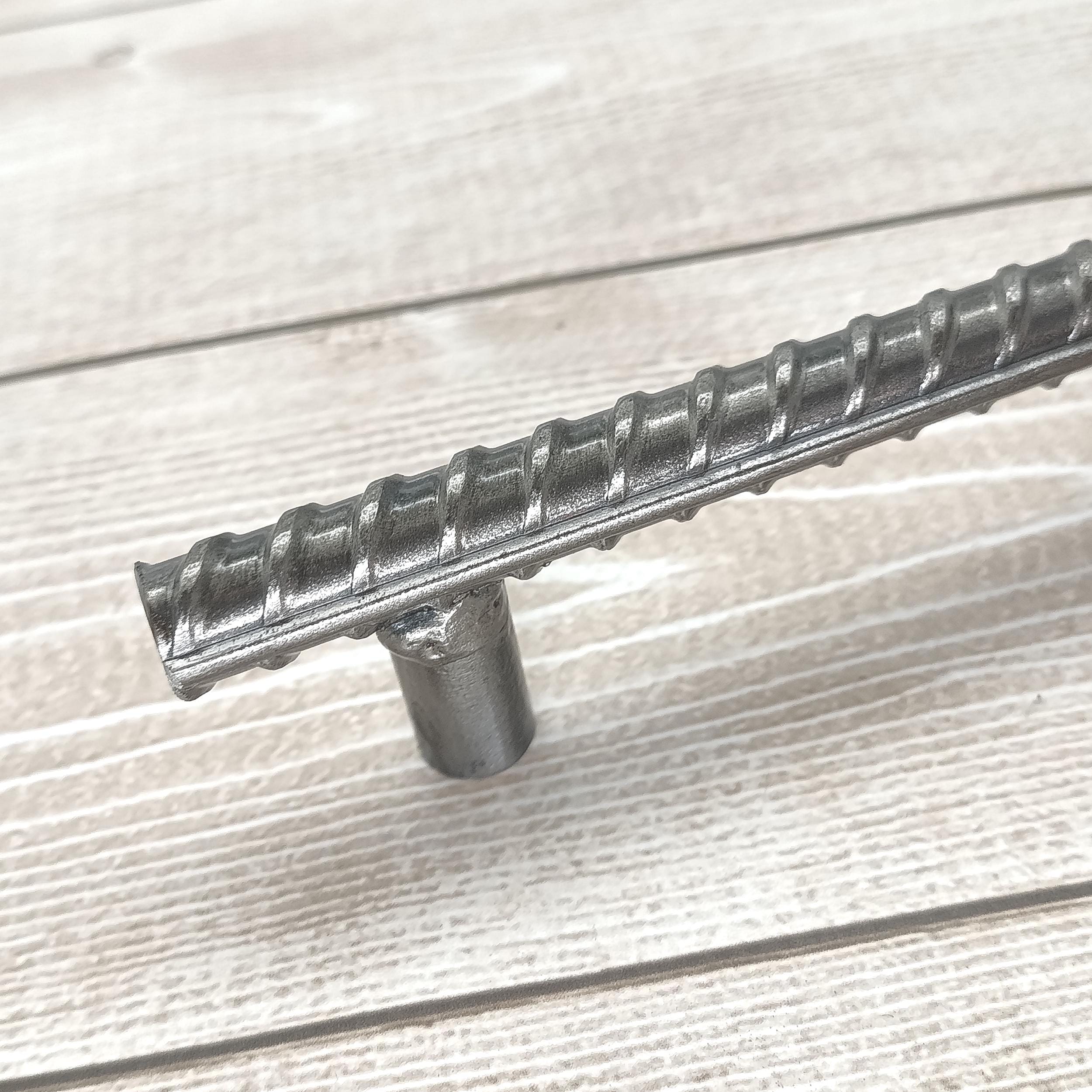 Drawer Pulls From Contemporary Industrial Steel Reinforcement, Adding ...