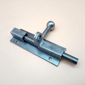 Industrial Steel Door Latch, Handmade, Rustic Style Reliable Barn Door ...