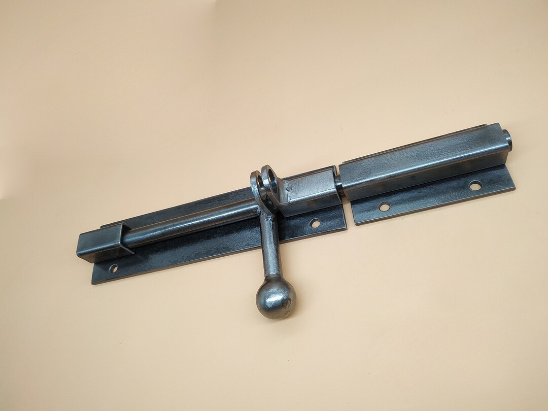 Handcrafted Industrial Double Barn Door Latch Crafted From Steel in a ...