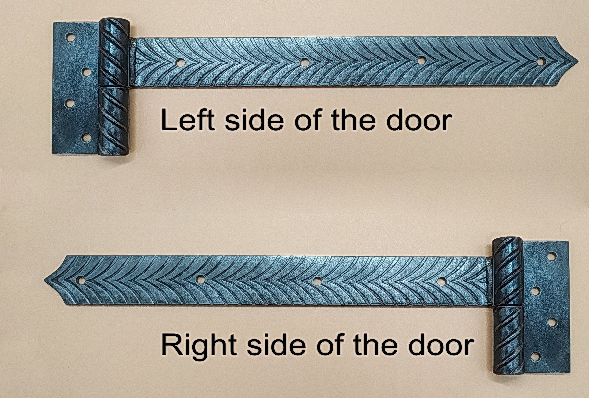 Antique Style Gate Hinges Vintage Rustic Barn Door Hardware With Strap ...