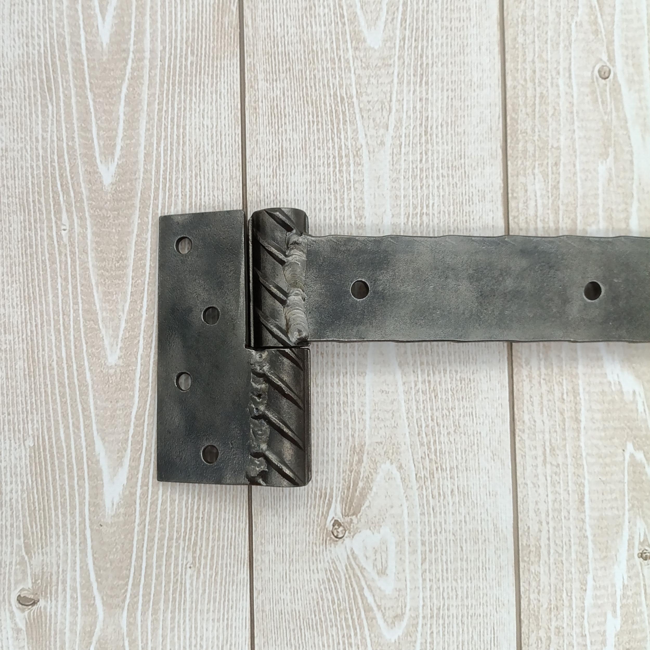 Rustic Gate Hinges Set: Heavy-duty Iron Strap Hinges for Barns - Etsy