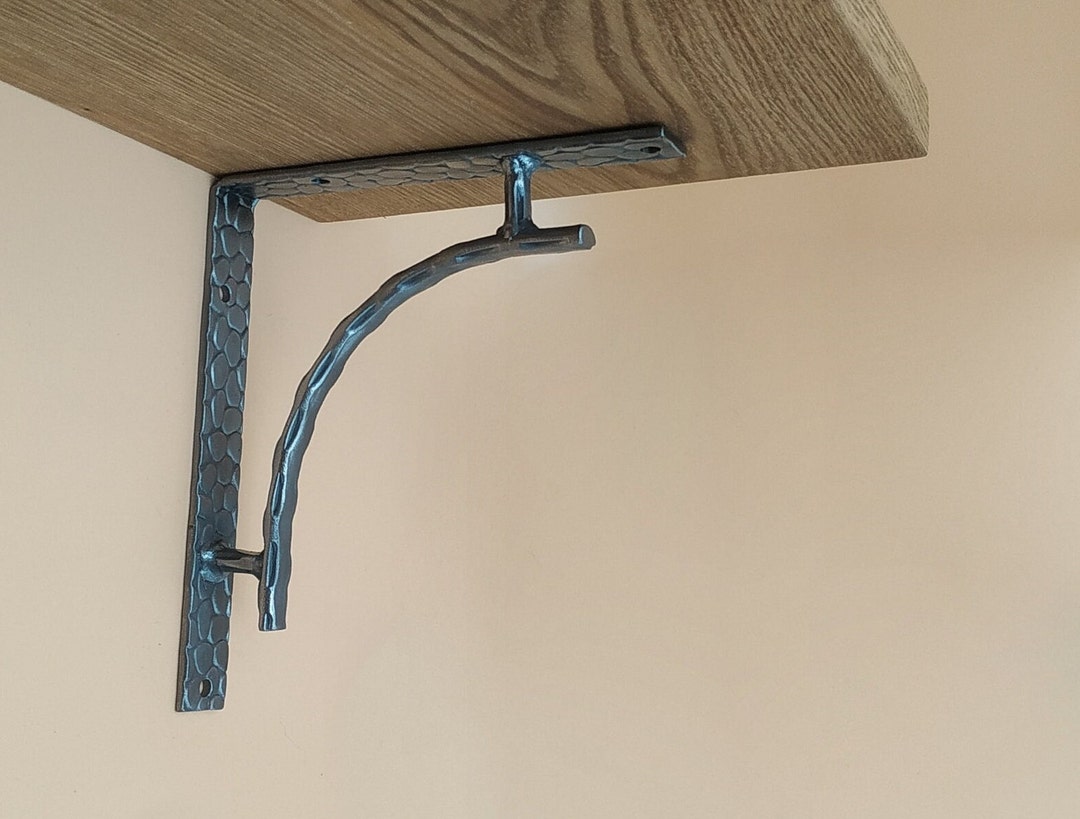 Hand Forged Metal Shelf Bracket. Shelves Storage. - Etsy