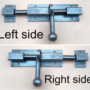 Industrial Steel Door Latch, Handmade, Rustic Style Reliable Barn Door ...