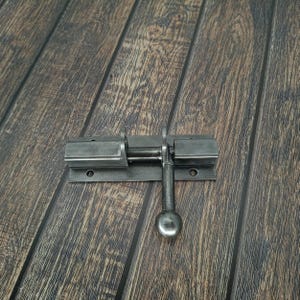 Industrial Steel Door Latch, Handmade, Rustic Style Reliable Barn Door ...