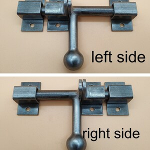 A Door Latch, Handcrafted in a Rustic Style, Ensures Reliable and Easy ...
