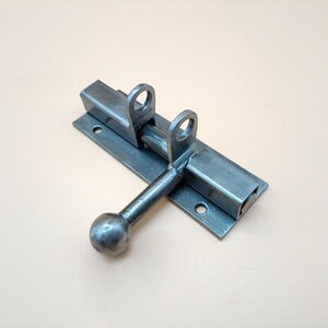 Industrial Steel Door Latch, Handmade, Rustic Style Reliable Barn Door ...