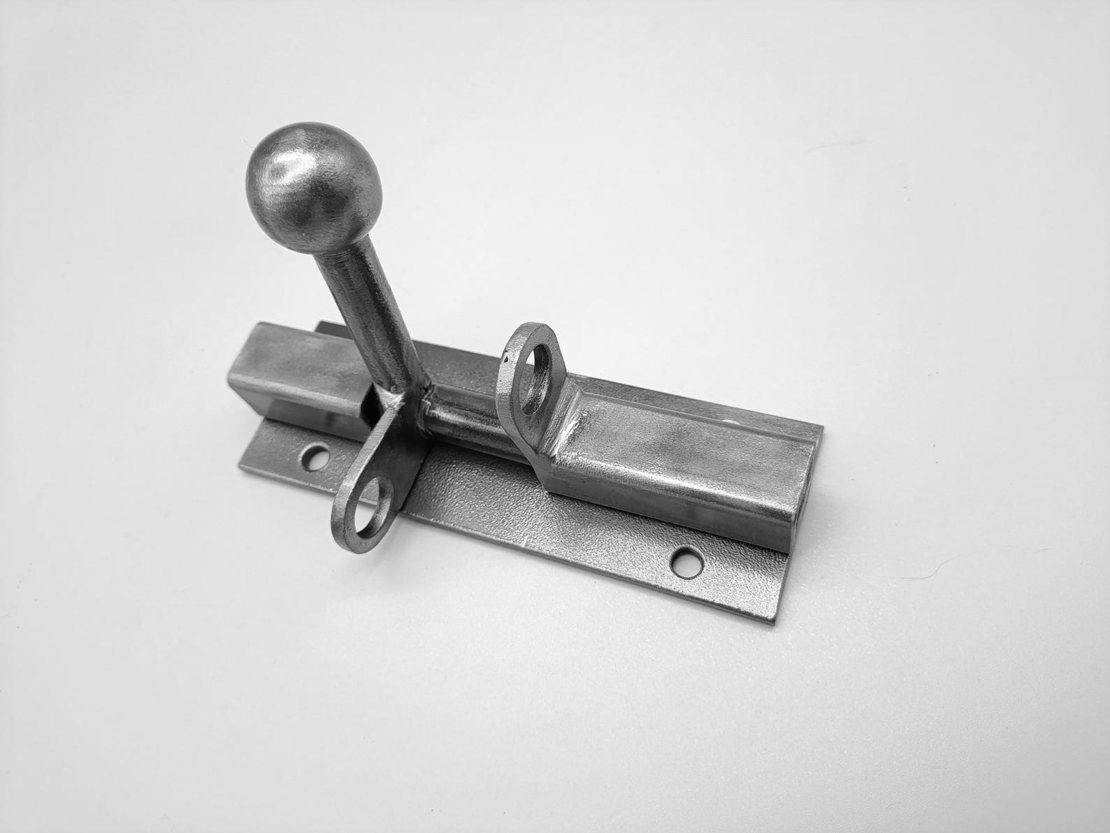 Industrial Steel Door Latch, Handmade, Rustic Style Reliable Barn Door ...