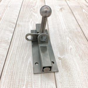 Industrial Steel Door Latch, Handmade, Rustic Style Reliable Barn Door ...