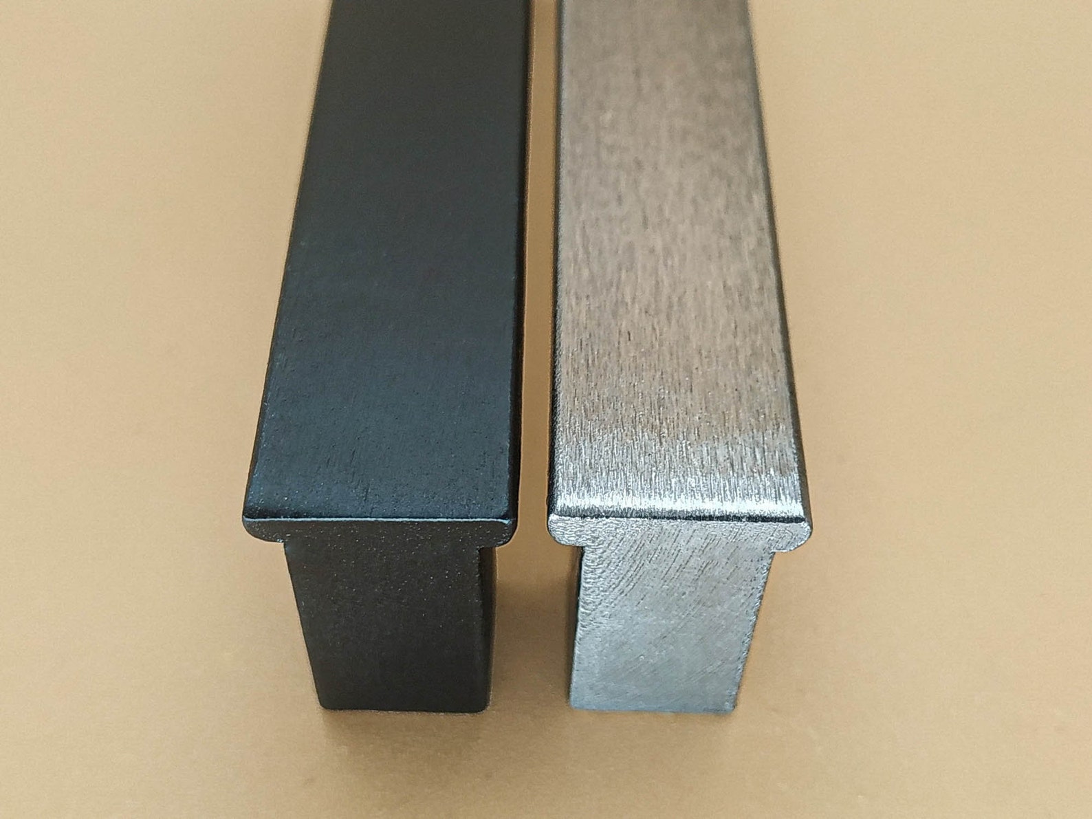 Handcrafted Industrial Drawer Pulls Made From Textured Wrought Iron ...