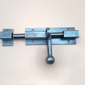 Industrial Steel Door Latch, Handmade, Rustic Style Reliable Barn Door ...