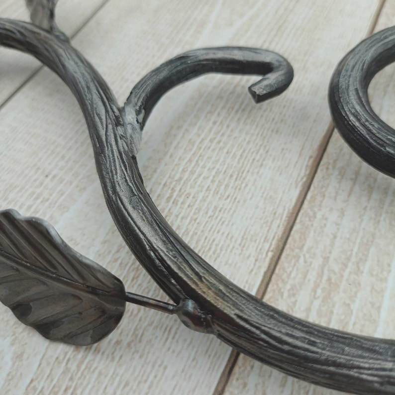 Hand-forged Wrought Iron Plant Hook: Tree Branch Design - Etsy