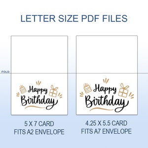 Birthday Card / Digital Birthday Card Printable / PDF - Etsy