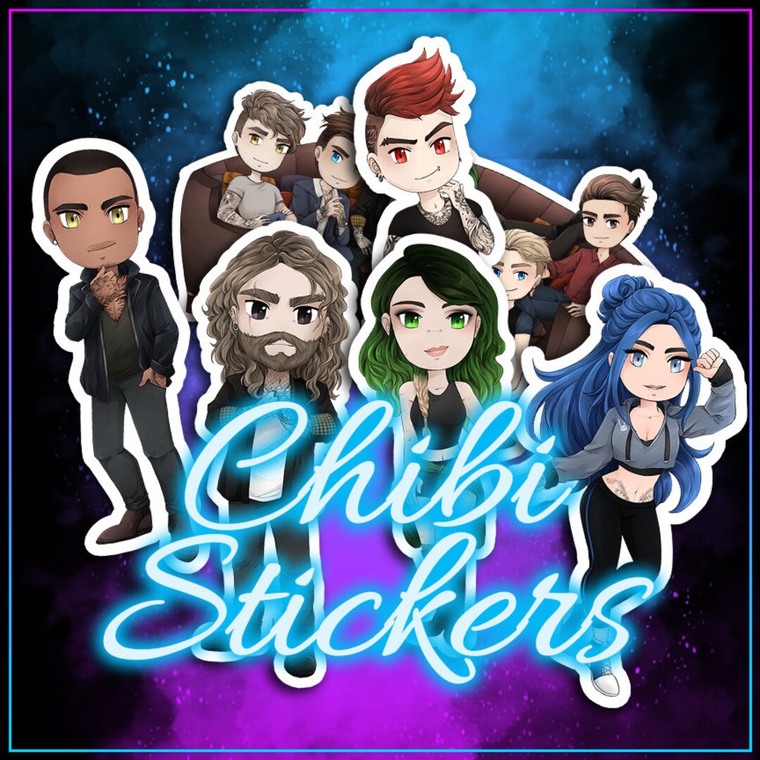 Chibi Sticker Sets - Etsy