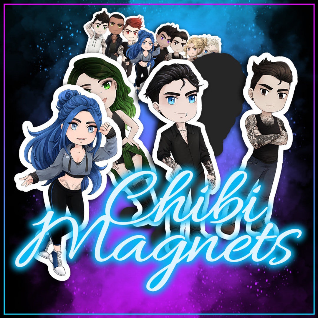 Chibi Magnet Sets - Etsy