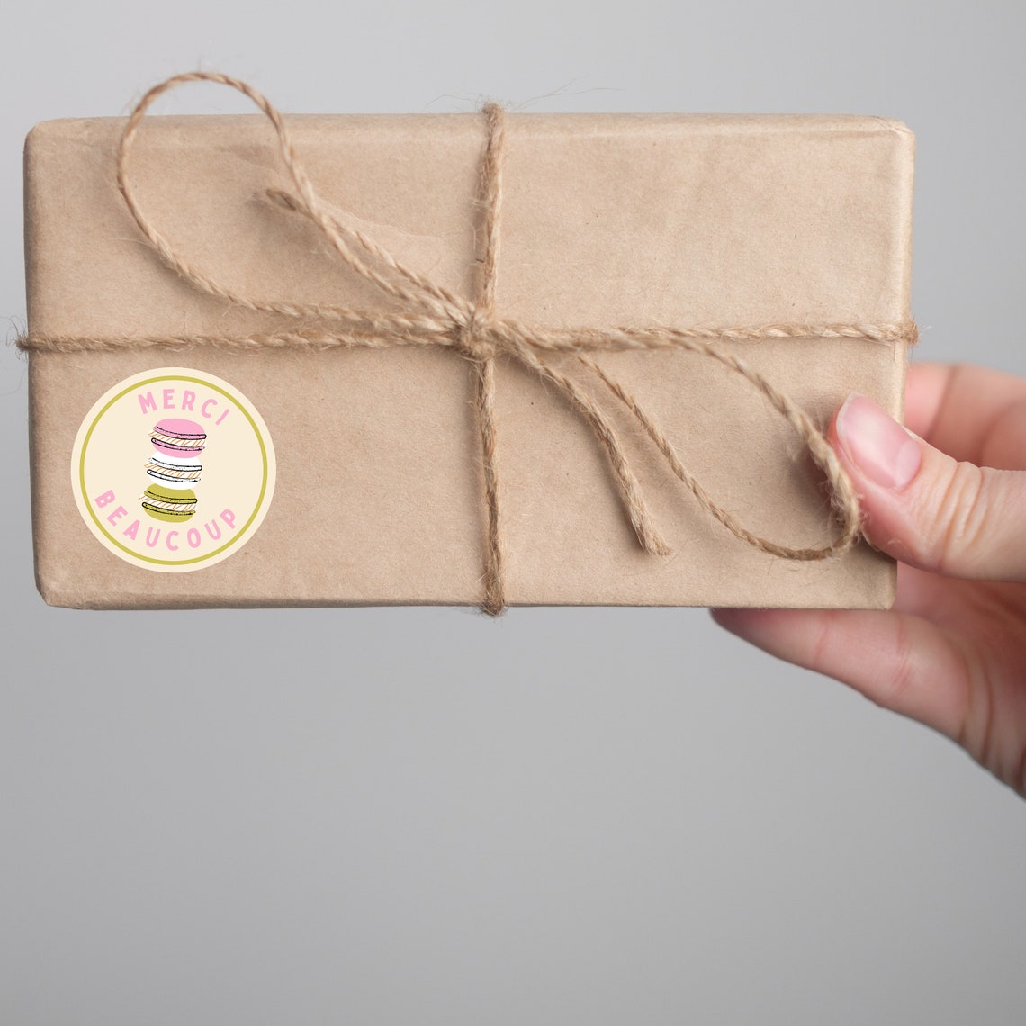 Merci Beaucoup Sticker Thank You Sticker Party Favor Sticker - Etsy