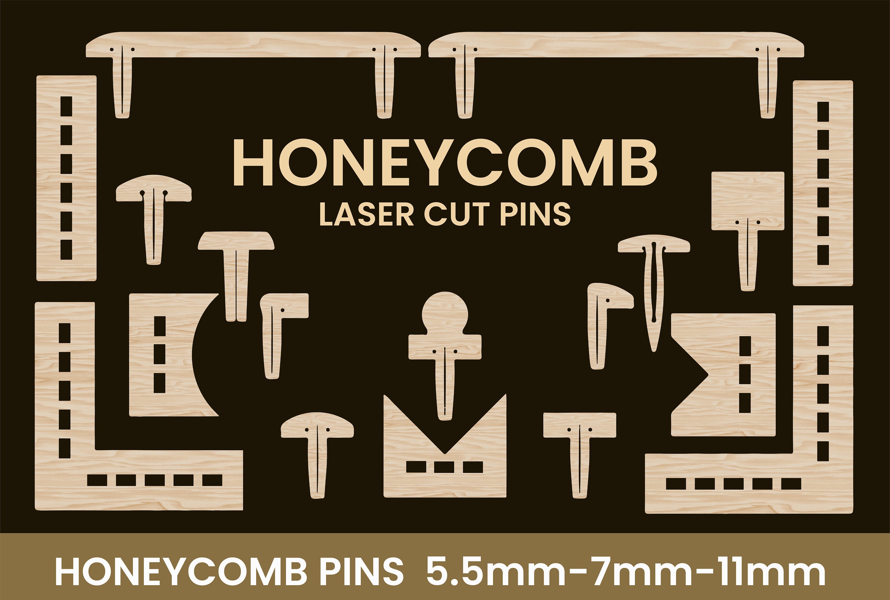 Glowforge Pins Svg File Glowforge Pin File Instant Download Pins For
