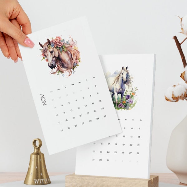 2024 Horses Calendar - Etsy