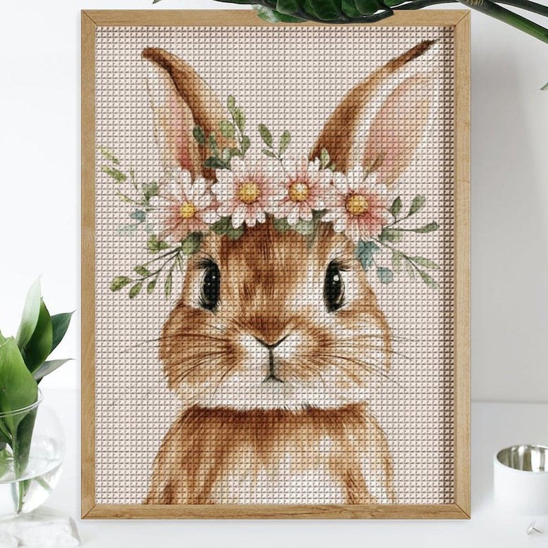 Bunny Diamond Art Kit - Etsy UK