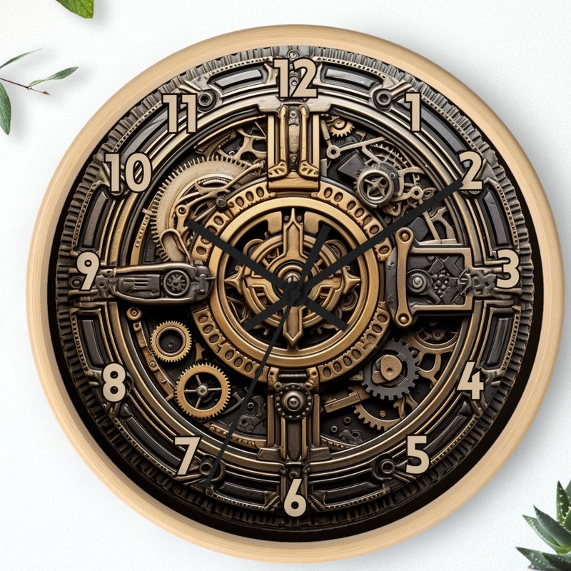 Steampunk Wall Clock - Etsy