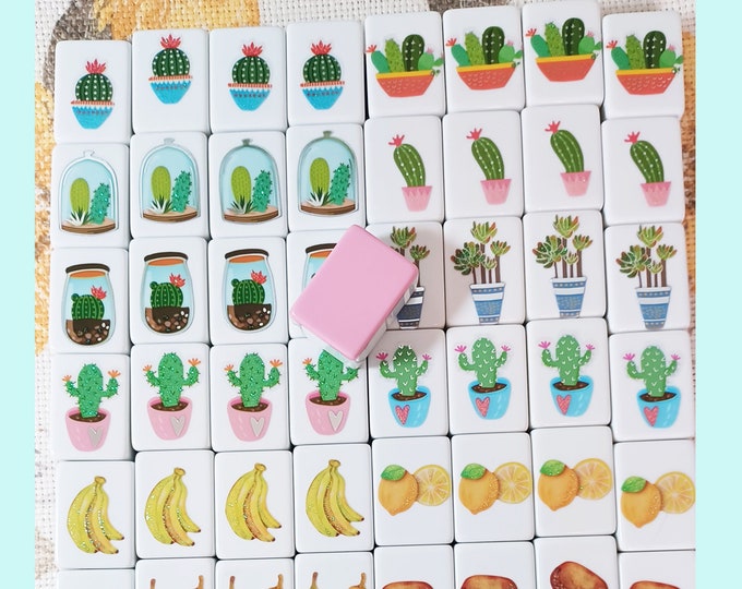 Mahjong Tile Set, Mahjong Blocks Set, Cute Mahjong Set, Mahjong Game ...
