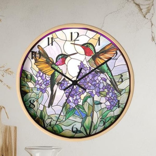 Birds Wall Clock - Etsy