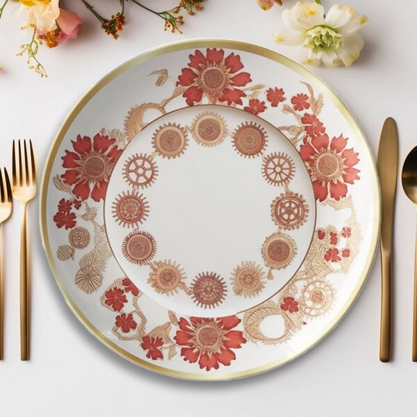 Steampunk Plates - Etsy