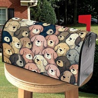 Puppy Dog Mailbox Covers Magnetic Cute Animal Decor - VWAQ MBM43 - Etsy ...