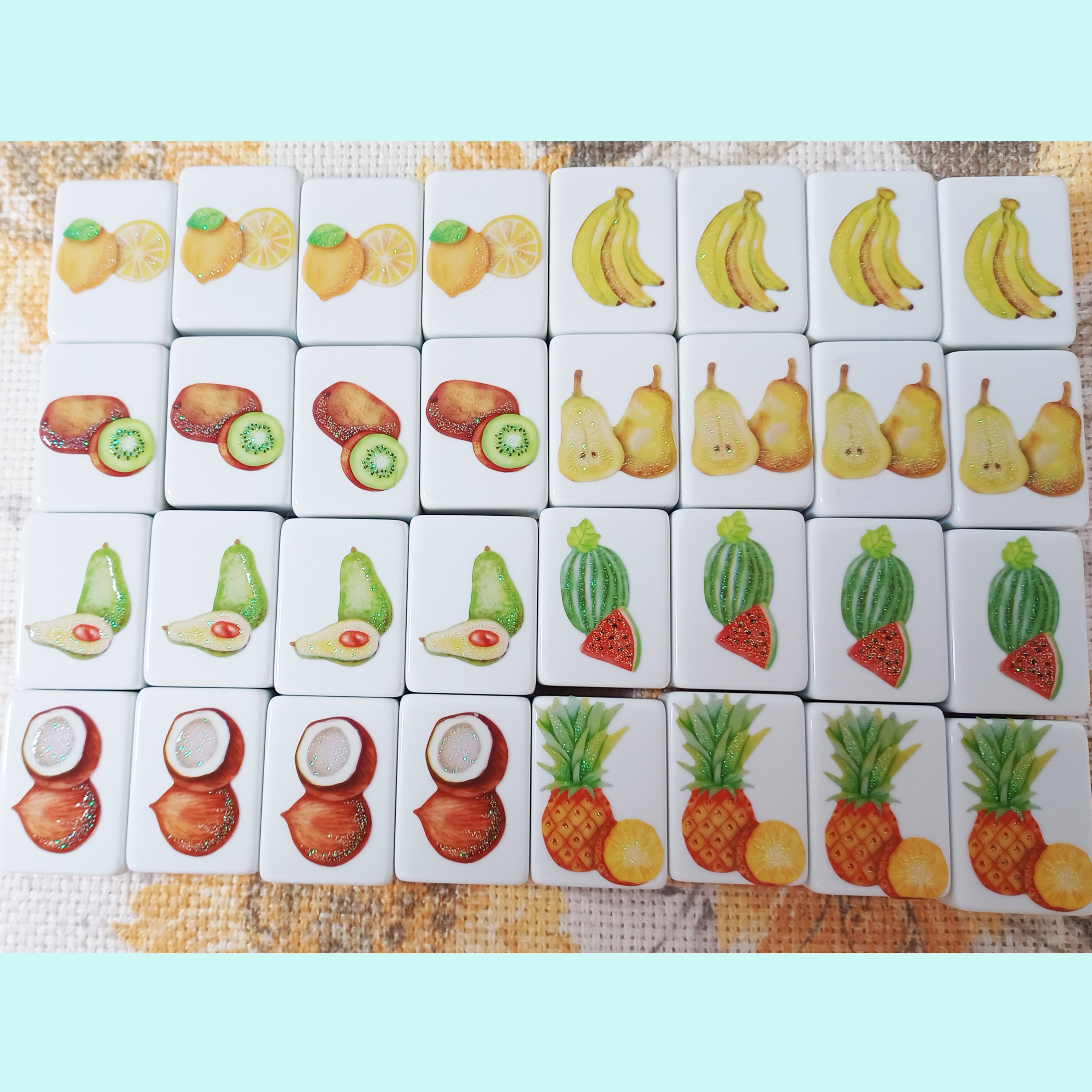 Mahjong Tile Set, Mahjong Blocks Set, Cute Mahjong Set, Mahjong Game ...