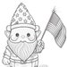 Cute Gnome Coloring Pages 20 Pages, Digital Download, Coloring Pages - Etsy