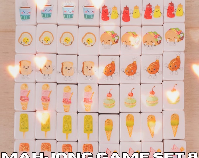 Mahjong Tile Set, Mahjong Blocks Set, Cute Mahjong Set, Mahjong Game ...