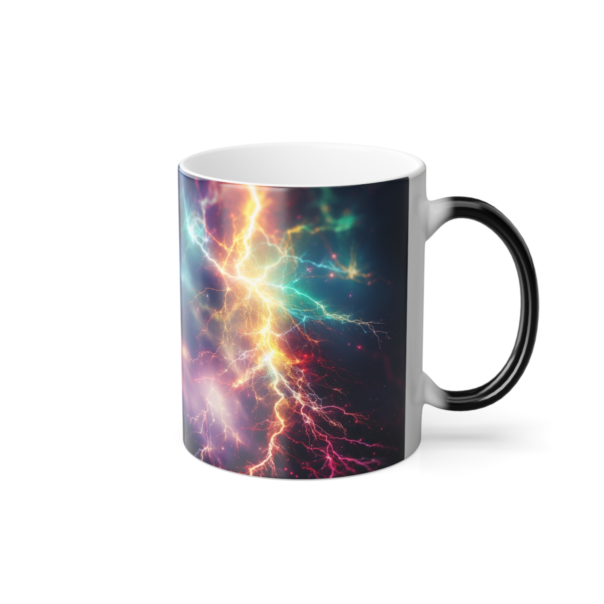 Lightening Color Morphing Mug, Lightening Mug, Lightening Coffee Cup ...