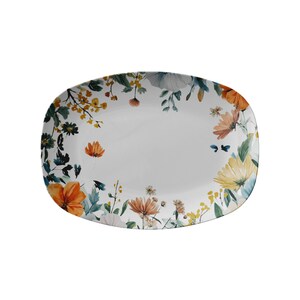 Spring Serving Platter With Floral Design - Etsy