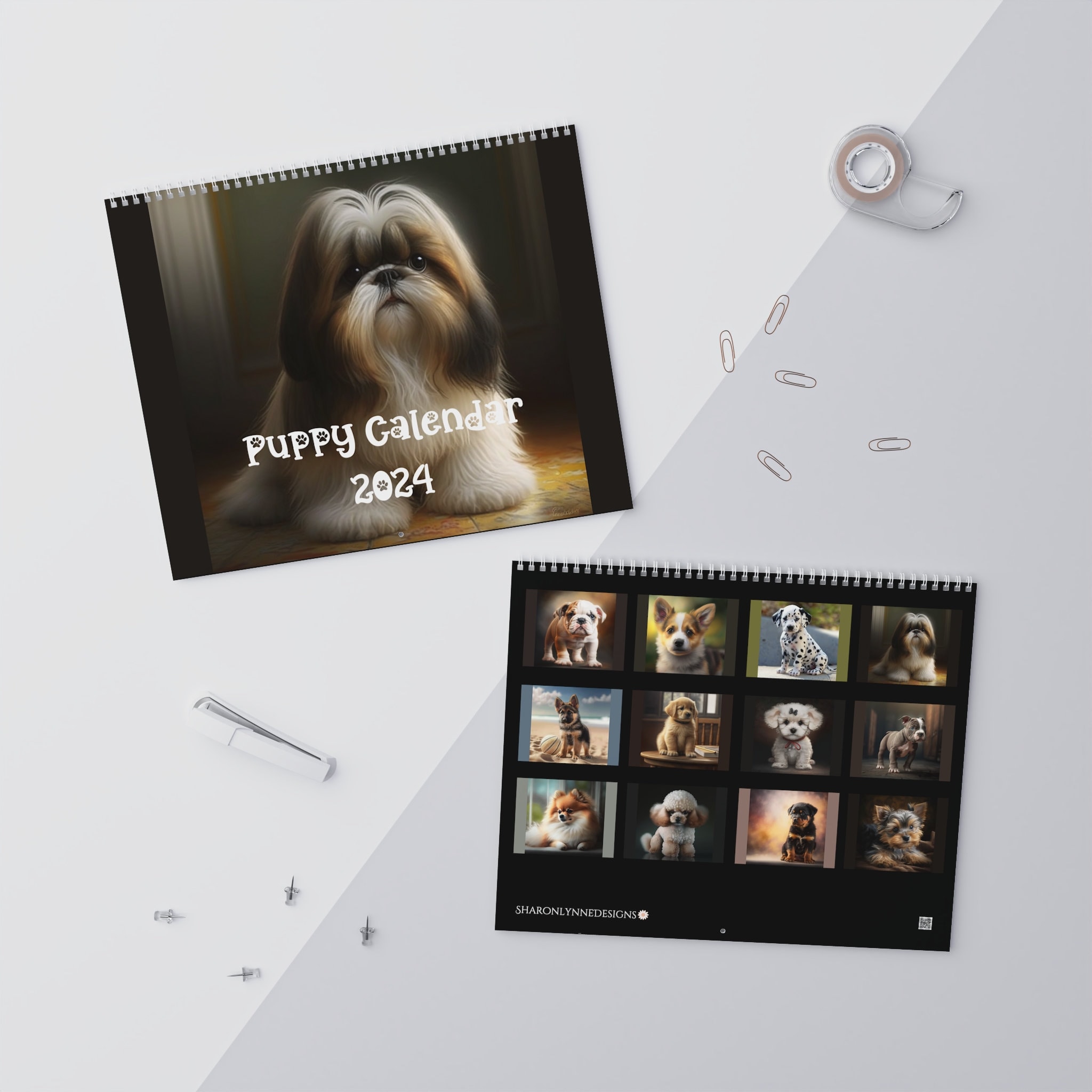 Puppy Calendar, Calendar With Dogs, Dog Calendar, Wall Calendars ...