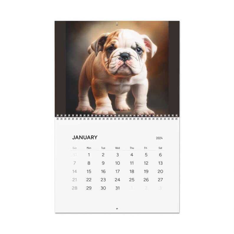 Puppy Calendar, Calendar With Dogs, Dog Calendar, Wall Calendars ...