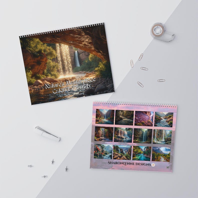 2026 Nature Wall Calendar Scenic Monthly Landscape Photography ...