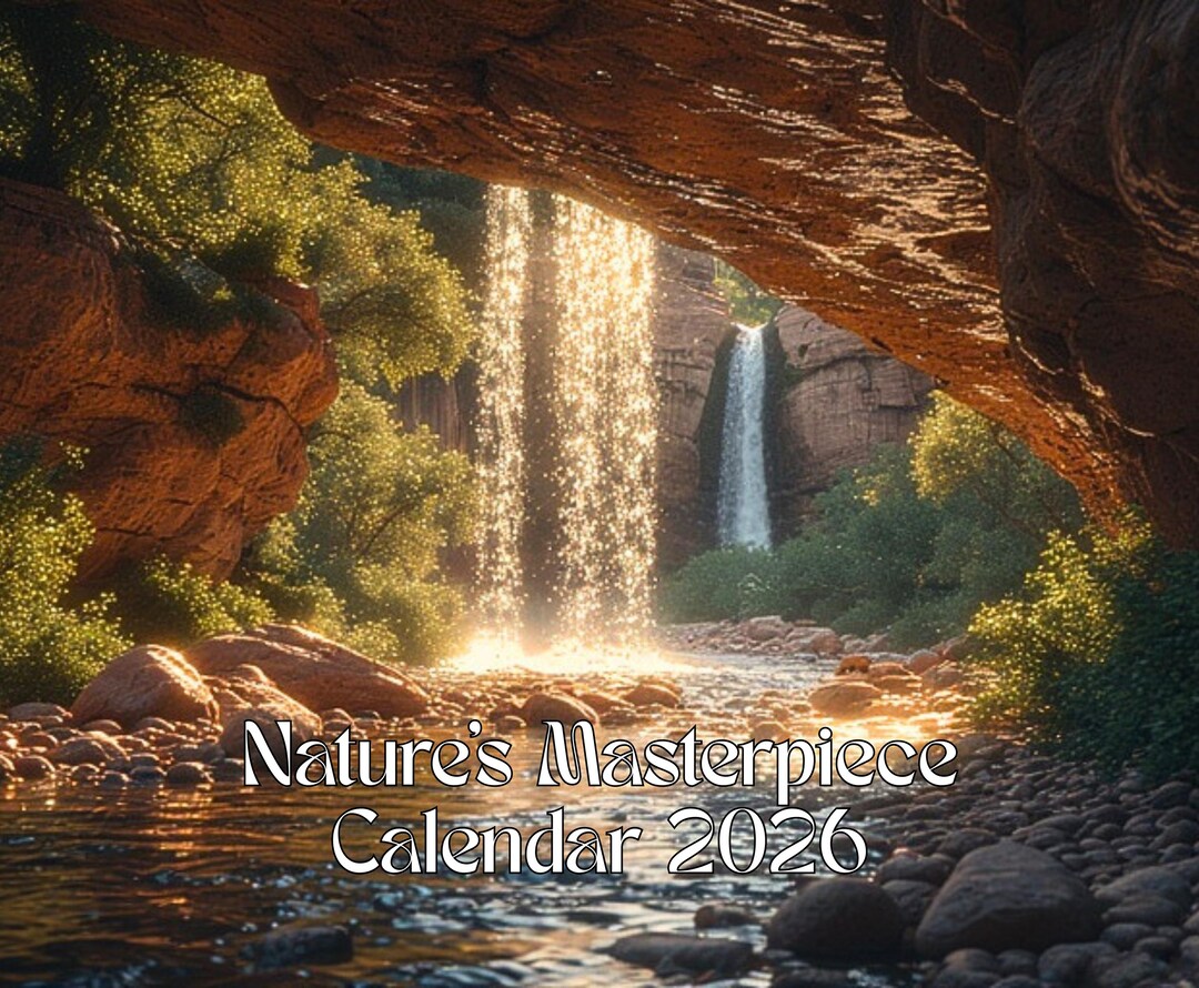 2026 Nature Wall Calendar Scenic Monthly Landscape Photography ...