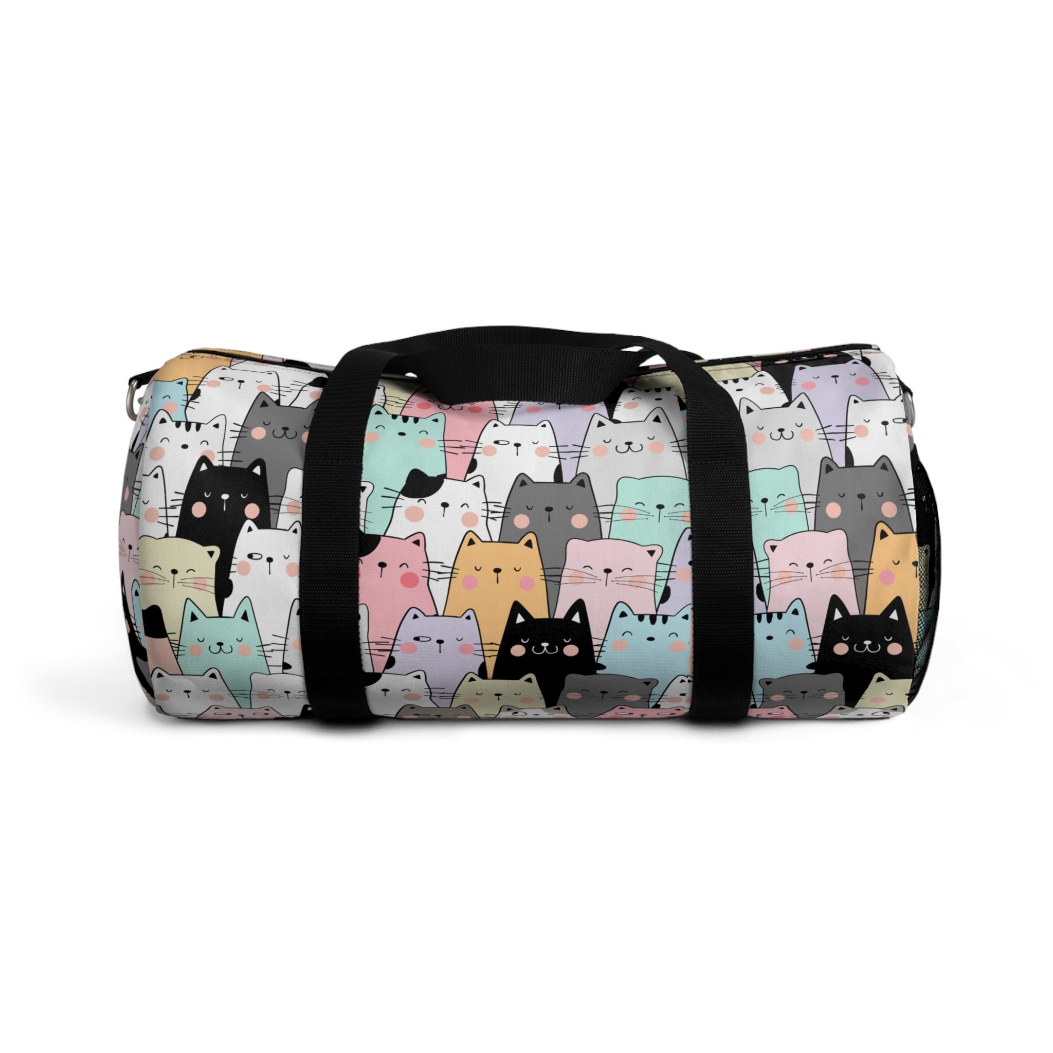 Pastel Cat Duffel Bag Cat Duffel Bag Pastel Duffel Bag Duffle Bag With Cats Host T Etsy