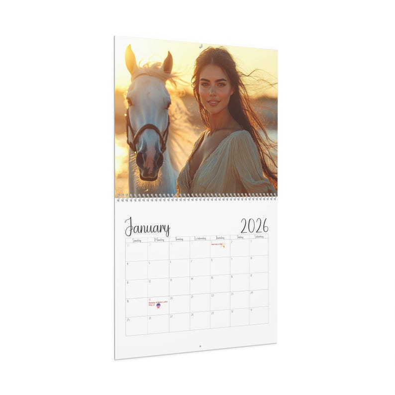 2026 Cowgirl Wall Calendar: Equestrian Decor, Horse Lover Gift - Etsy