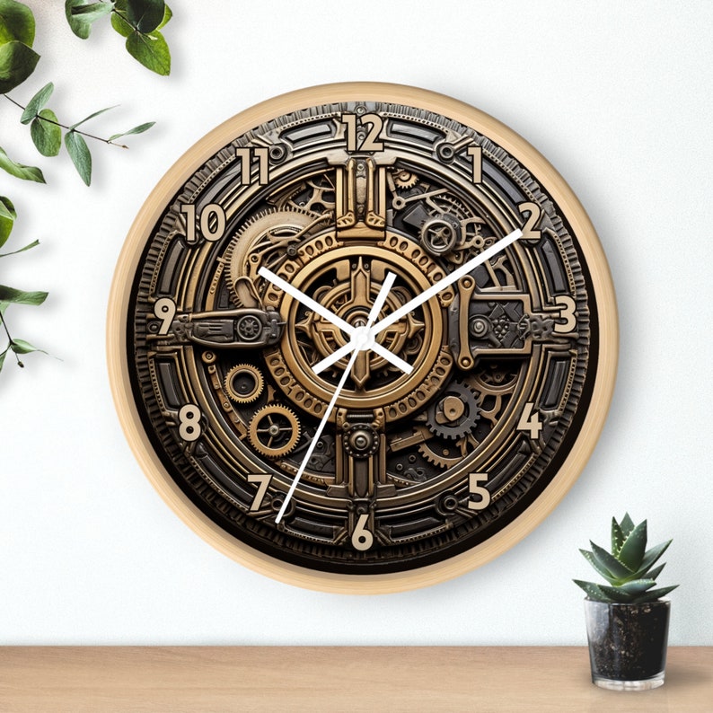 Steampunk Wall Clock, Steampunk Clock, Wall Clock, Steampunk Decor ...
