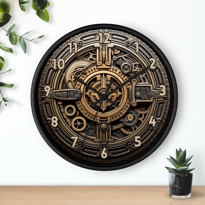 Steampunk Wall Clock - Etsy