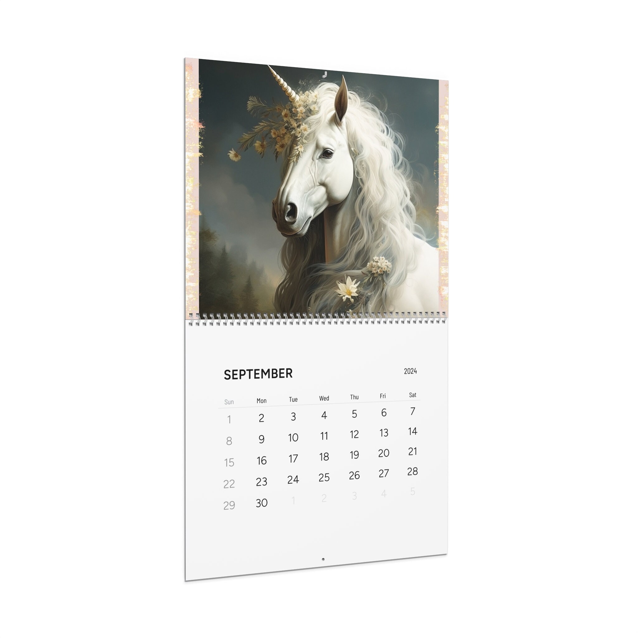 Unicorn Calendar, Unicorn Wall Calendar, Unicorn Calendar 2024 ...