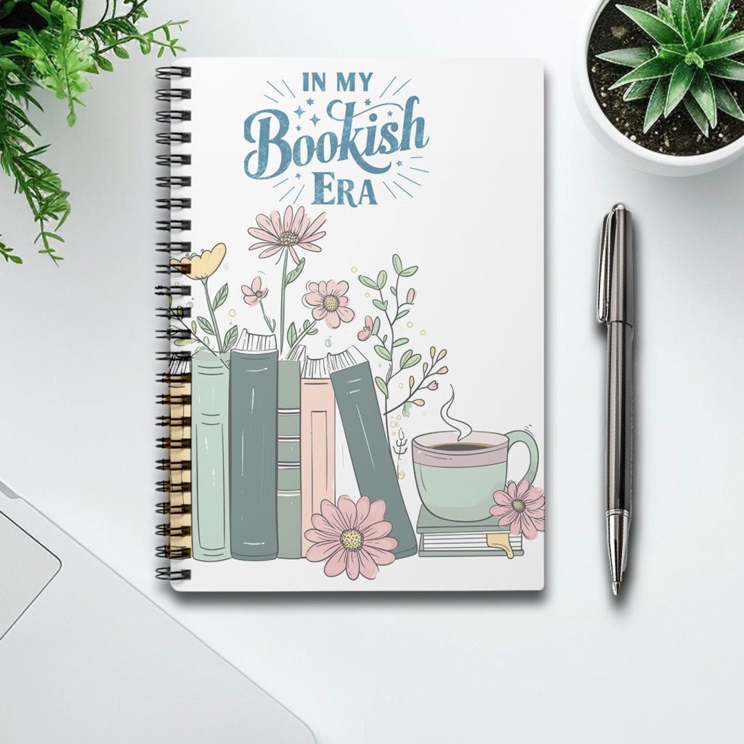 Bookish Era Spiral Notebook: Lined Journal for Writers, Readers & Book ...