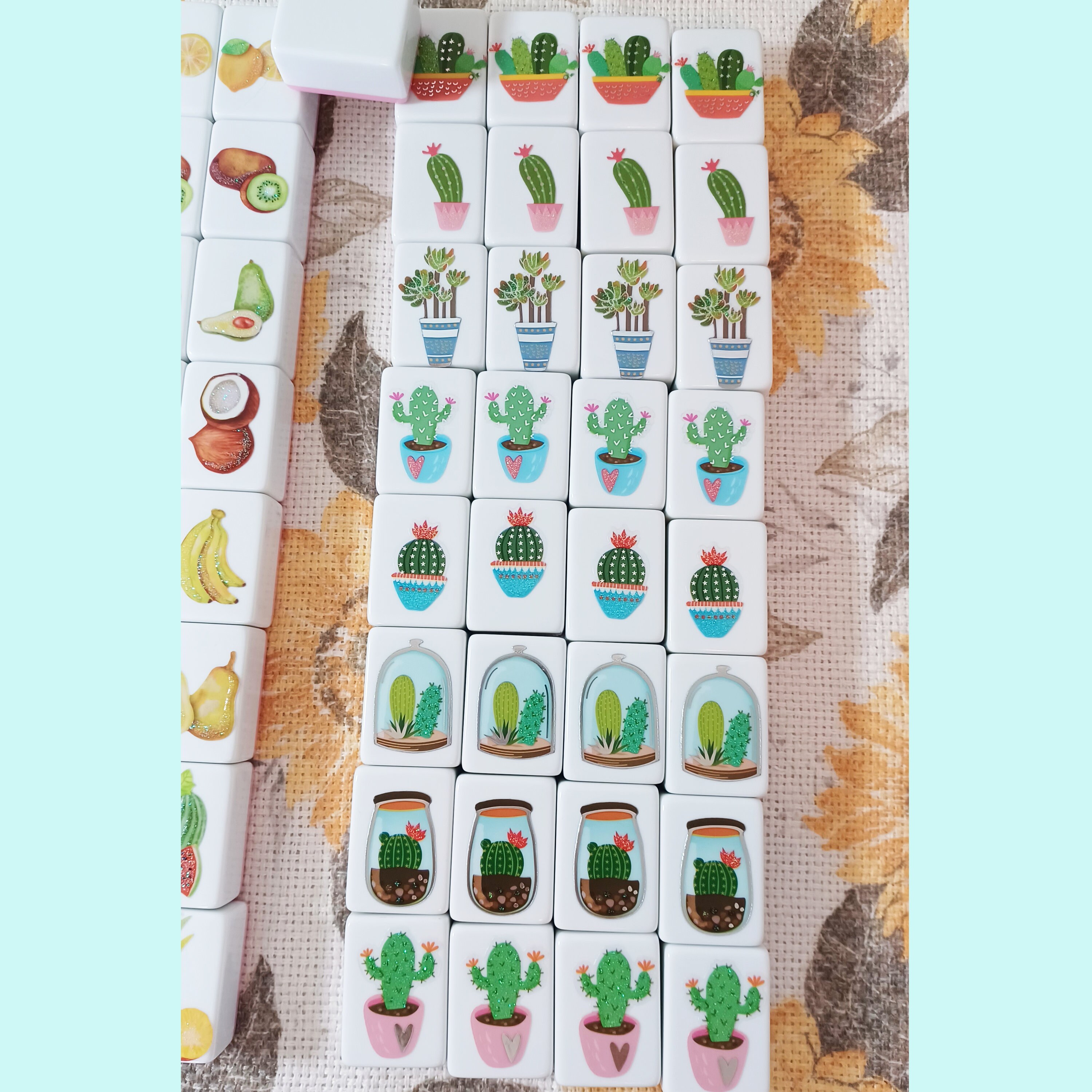 Mahjong Tile Set, Mahjong Blocks Set, Cute Mahjong Set, Mahjong Game ...