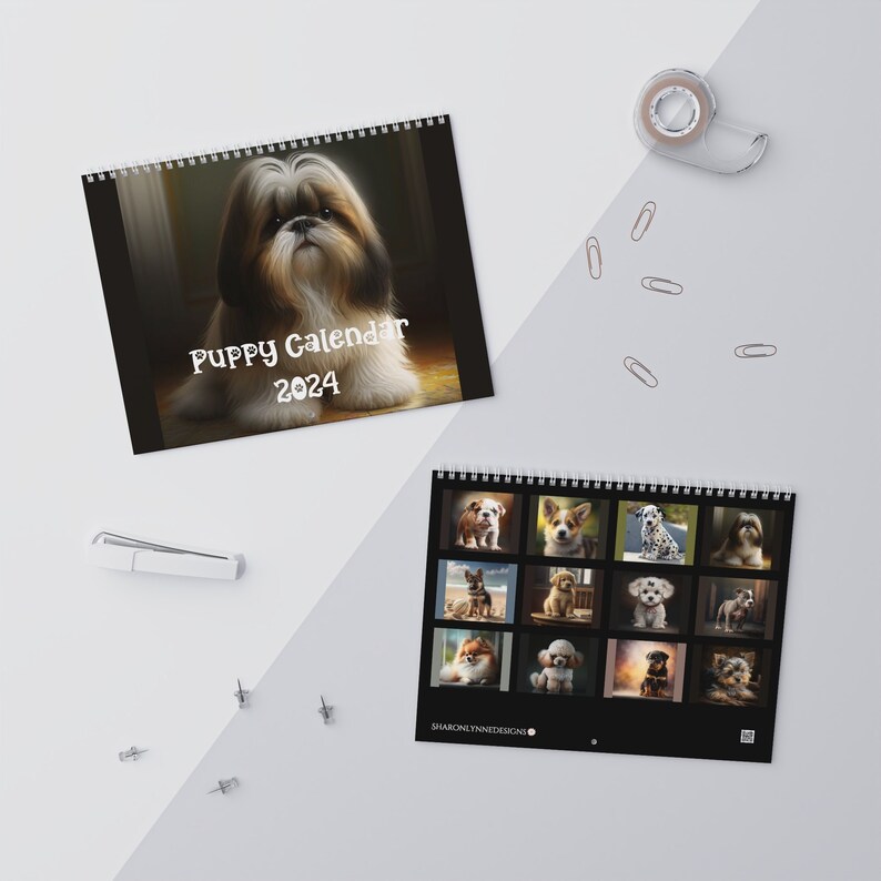 Puppy Calendar, Calendar With Dogs, Dog Calendar, Wall Calendars ...