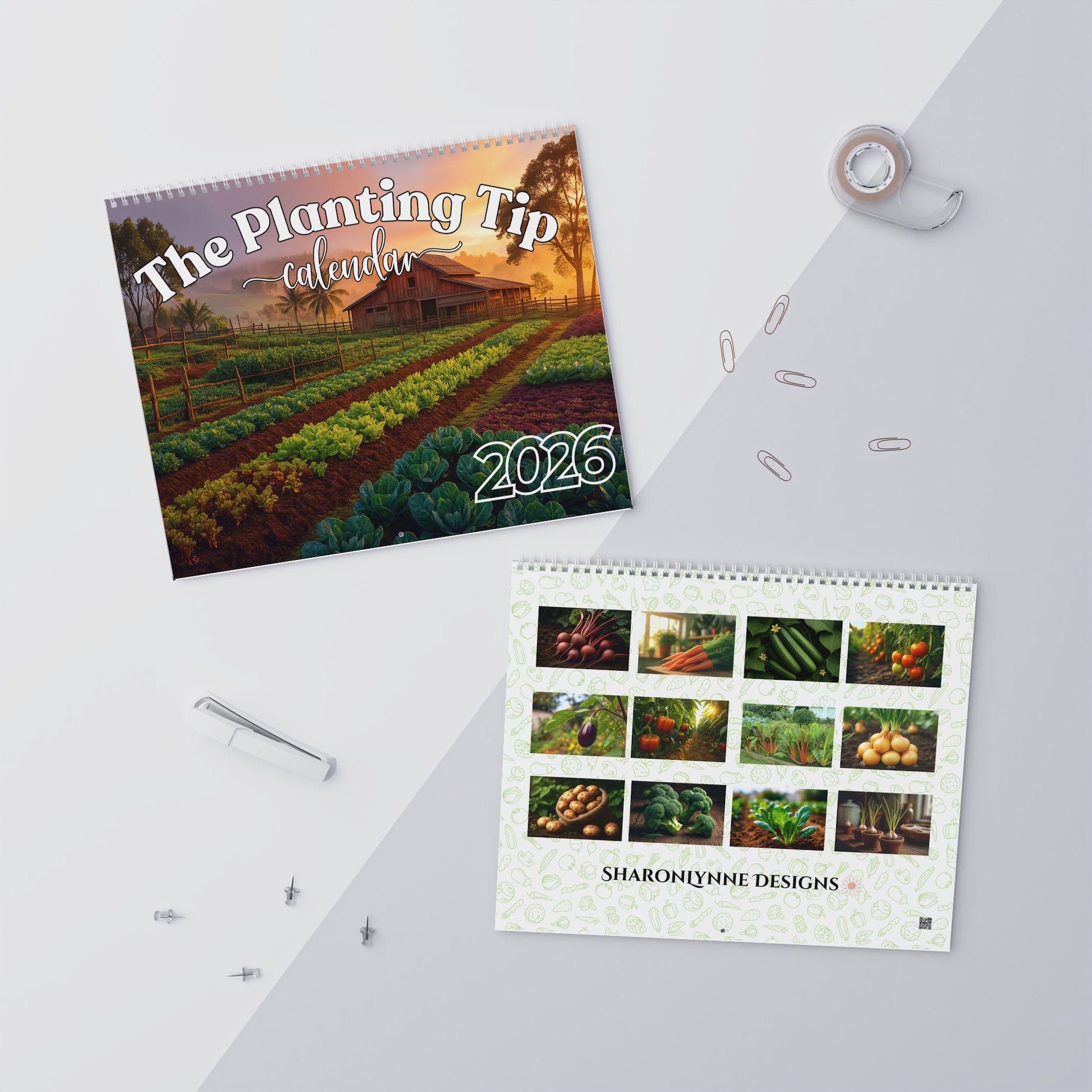 Planting Tip Calendar 2026, Farmhouse Kitchen Decor, Gardening Gift ...