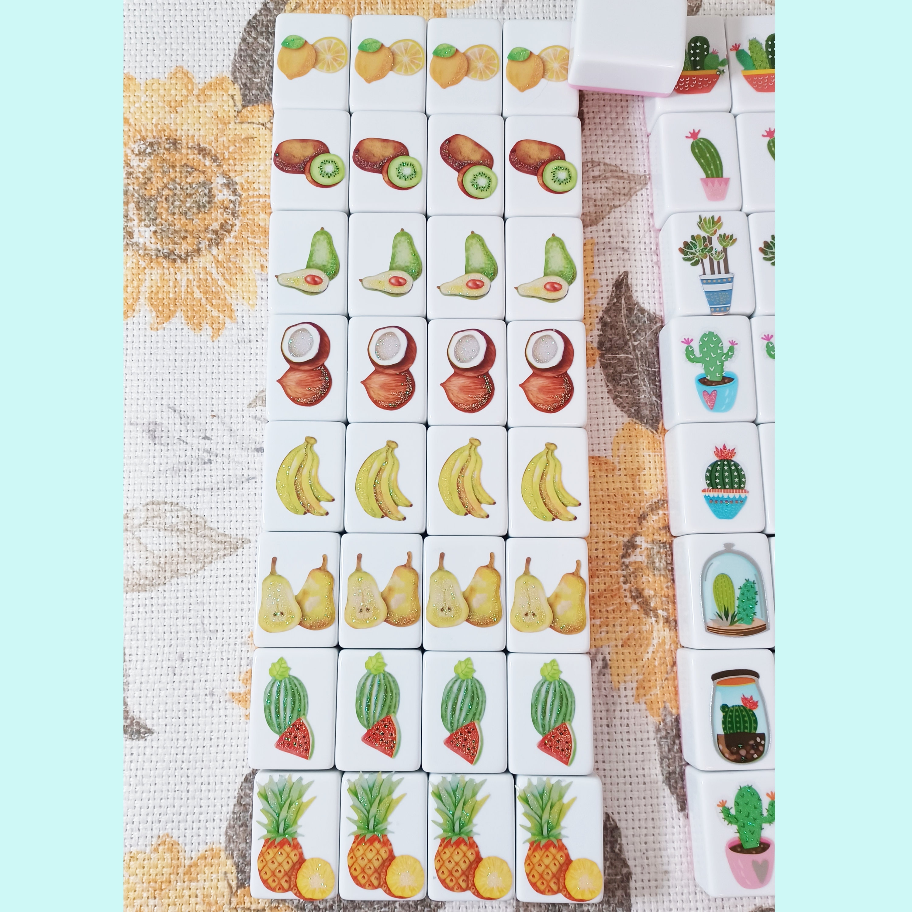 Mahjong Tile Set, Mahjong Blocks Set, Cute Mahjong Set, Mahjong Game ...