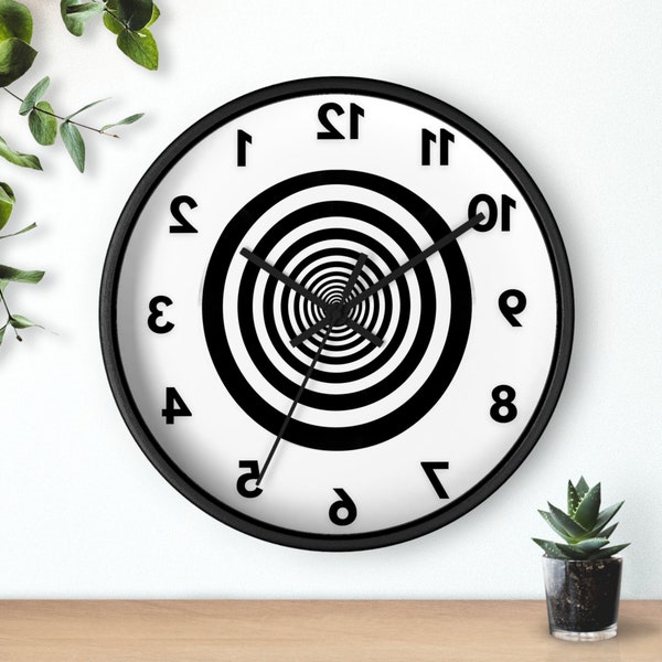 Reverse Clock - Etsy