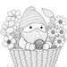 Cute Gnome Coloring Pages 20 Pages, Digital Download, Coloring Pages - Etsy